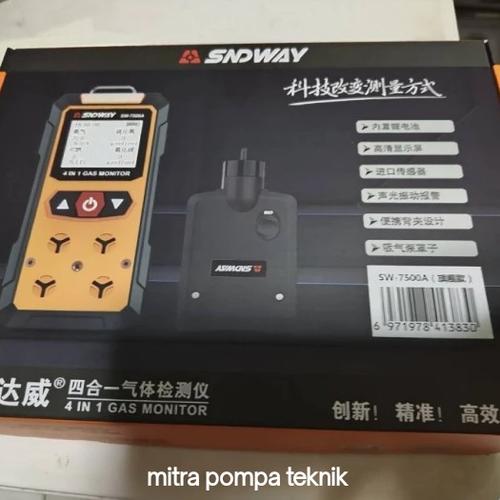Jual SNDWAY SW-7500A Gas Detector 4 in 1 Air Pump Hose H2S EX O2 CO Pro - Jakarta Barat - MITRA ...