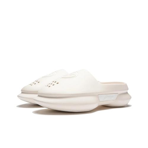 Jual New - Li-Ning Way of Wade Slides "Cream White" 100% AUTHENTIC - 46 ...