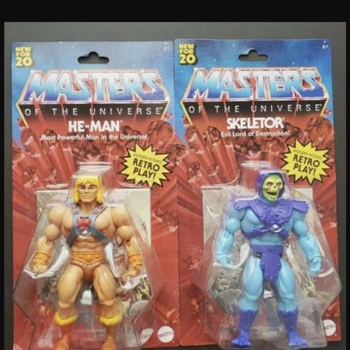 Jual Mattel MOTU He Man Set 2 He-Man & Skeletor Classic Retro - Kota ...