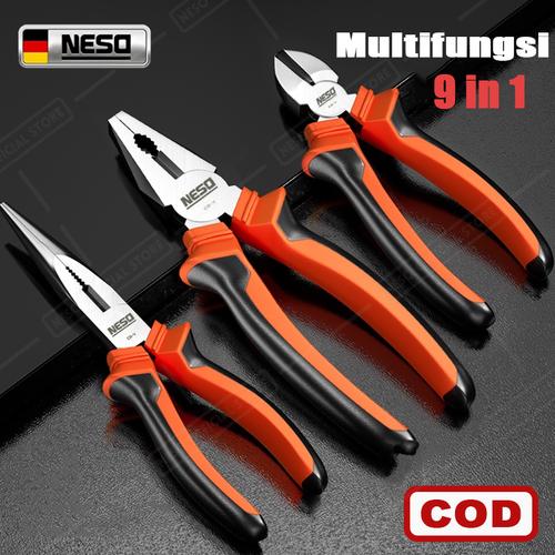 Promo NESO German Tools Tang Potong BISA COD Kombinasi Lancip 6in1 6~8 ...
