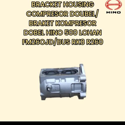 Jual HOUSING COMPRESOR DOUBEL/BRAKET KOMPRESOR DOBEL HINO 500 LOHAN ...