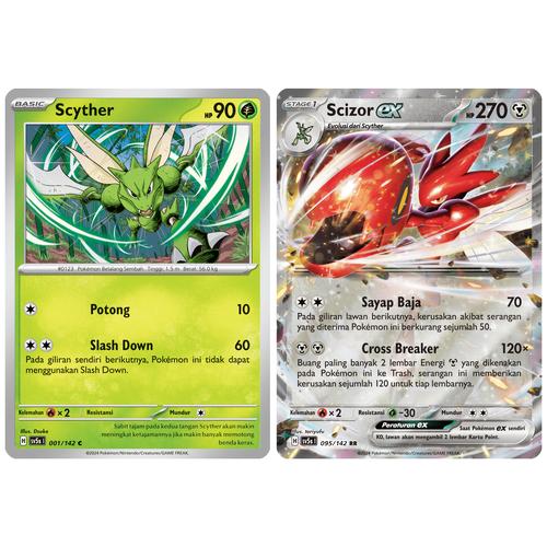 Jual Pokemon TCG Indonesia - Scyther, Scizor EX sv5s - Scyther - Kab. Sidoarjo - SULTAN_GOLD ...