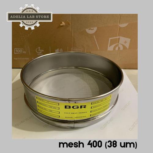Jual Ayakan Mesh Test Sieve Mesh 400 (38 um) Diameter 20 cm - Kab ...