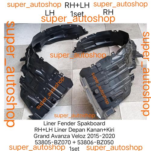 Jual Liner Fender Spakboard Depan Avanza Veloz 2015-2020 53805/6-BZ070/050 - Kanan(RH) - Jakarta ...