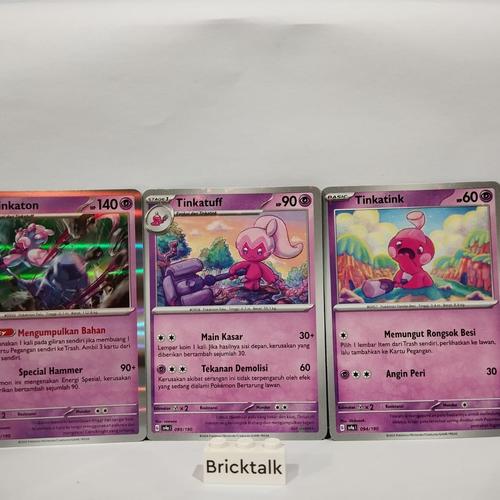 Jual Kartu Pokemon Evolusi Tinkatink Tinkatuff Tinkaton SV4A Harta ...