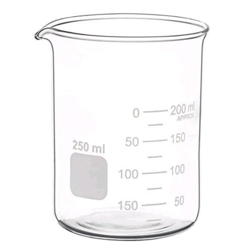 Jual Beaker Glass Gelas Kimia Kaca 250 ml Gelas Beaker 250ml Approx ...