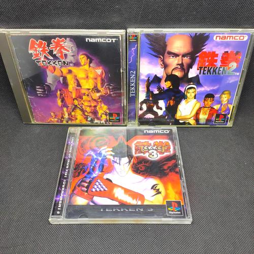 Jual Tekken & Tekken 2 Namco reg Jp PS1 original game playstation kaset ...