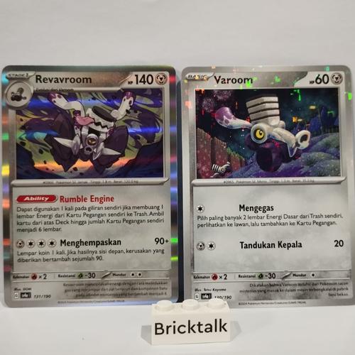 Jual Kartu Pokemon Evolusi Varoom Revaroom SV4A TCG Harta Berkilau - 1 ...