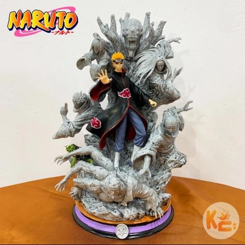 Jual Action Figure 6 pain Akatsuki Naruto Rinnegan Nagato Gedo Mazo ...