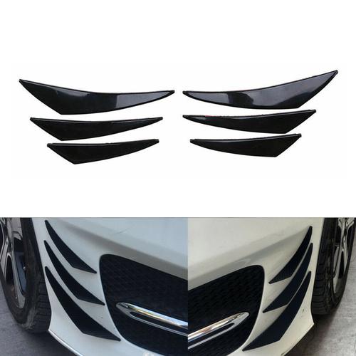Jual Universal Gloss Hitam Mobil/Bumper Depan Otomatis Sirip Spoiler ...