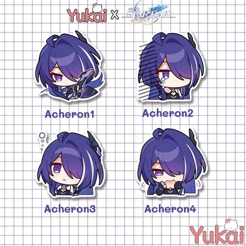 Jual Stiker Acheron Honkai Star Rail (HSR) Premium, Sticker Anime ...
