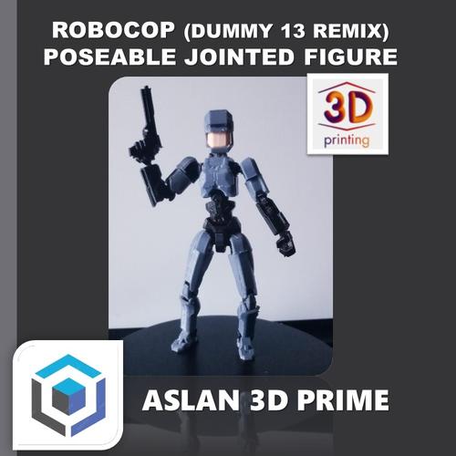 Jual DUMMY 13 ROBOCOP POSEABLE JOINTED ACTION FIGURE Custom Color 3D ...