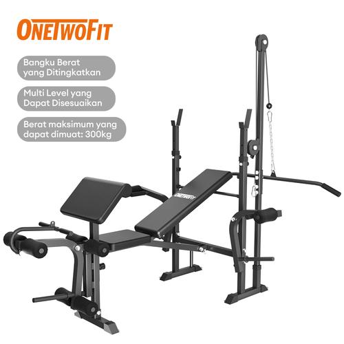 Promo OneTwoFit Baru Bench Press Berat Dapat Disesuaikan Multi Gym ...