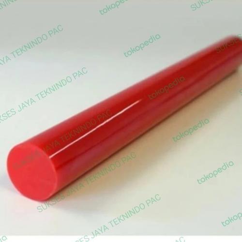 Jual PU ROD BATANGAN POLYURETHANE ROD 60mm x 50cm / PU MERAH - Jakarta ...