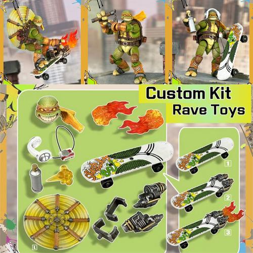 Jual TMNT Michelangelo Parts Samurai Force Rave Toys Costume Kit DP PO ...