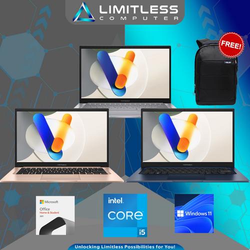 Promo Asus VIVOBOOK 14 A1404ZA Intel Core i5 1235U 8GB 512GB Win 11 OHS ...