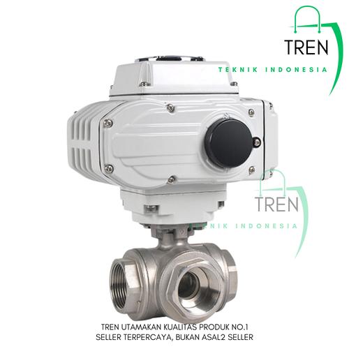 Jual Motorized Electric Actuator On Off Ball Valve 3 Way L Port 2 Inch - AC220 - Jakarta Barat ...