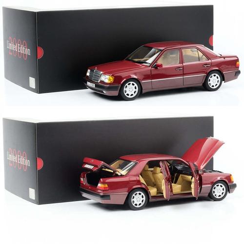 Jual Ready Mercedes 5000E W124 Saloon 1993 Almandine Red 1/18 by Norev ...