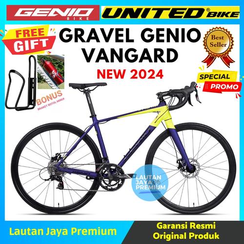 Jual sepeda genio roadbike vangard - biru kuning - Kab. Bogor - Lautan ...