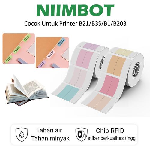 Jual NIIMBOT B21/B1/B203//B21PRO/B31/B3S Indeks Kertas Label Indeks ...