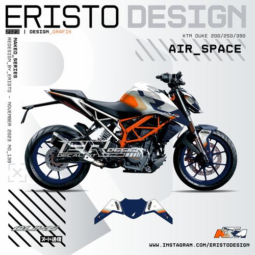 Jual decal sticker ktm duke 200/2500/390 air space fullbody - Kota ...