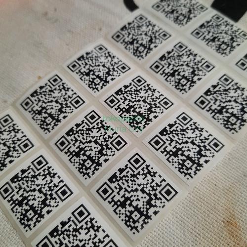 Jual Cetak Label QR Code Semicoated Paper 25x25 mm - Kota Bekasi ...