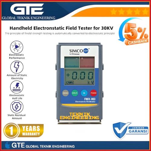 Jual FMX-003 ESD Test Meter/ Electrostatic Field meter Handheld simco ...