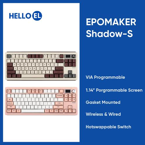 Jual EPOMAKER Shadow S VIA Programmable Gasket Mount 5 Layer Foam ...