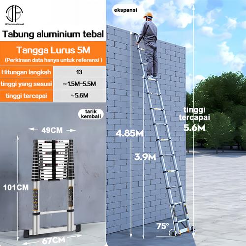 Promo Tangga teleskopik portabel dengan teknik tangga lipat - Gaya B ...