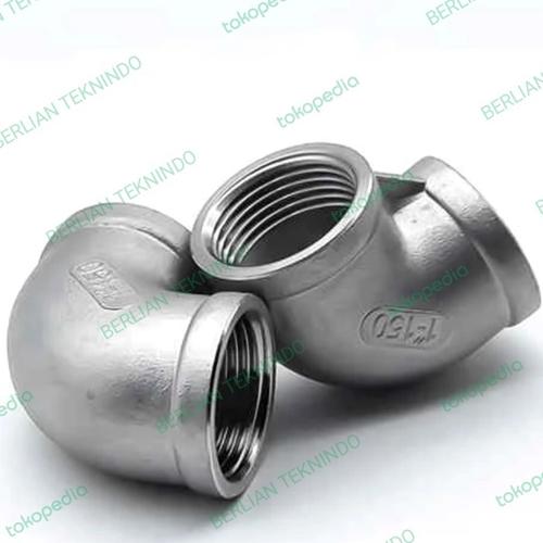 Jual 1/2" inch Elbow Stainless SS304 / Knee Drat Dalam SS304 - Jakarta ...