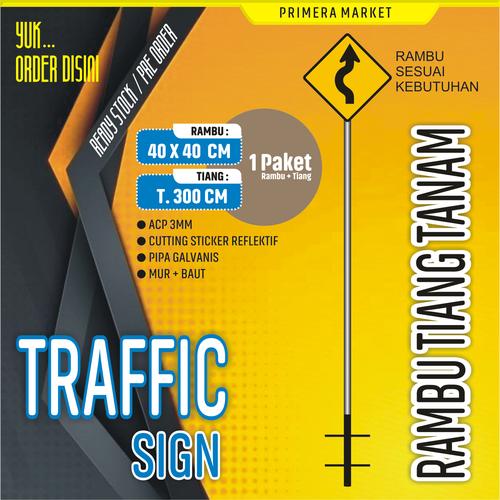 Jual RAMBU TIANG TANAM 3 METER MODEL KOTAK CUSTOM - DIA 1,5 INCI - Kota ...
