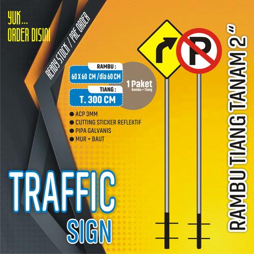 Jual RAMBU TIANG TANAM 3 METER 2 INCHI DIA. 60 CM ATAU 60 X 60 CM ...