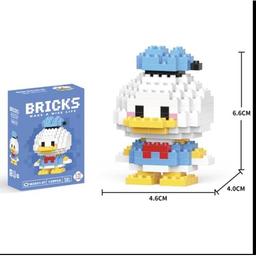 Jual Nano Block Model Karakter Kartun Mainan Balok Edukasi Anak DIY Bricks - Donald Duck - Kota ...