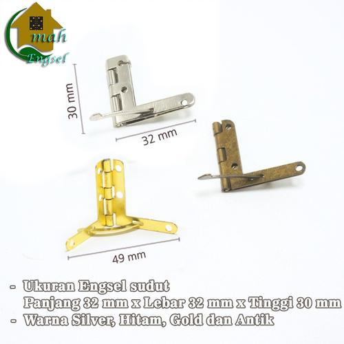 Jual Engsel Siku Engsel Putar Engsel L Sudut 90° 30 x 32 mm Engsel ...