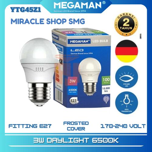Jual MEGAMAN Lampu MEGAMAN LED 3 Watt YTG45Z1 Fitting e27 6500K/Putih ...