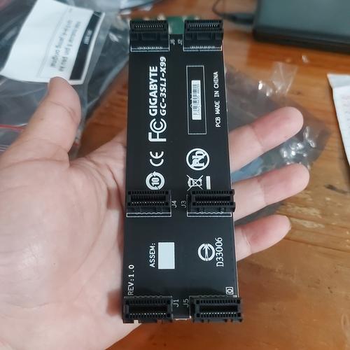 Jual Gigabyte 3 way SLI Bridge Connector GC-3SLI-X99 Rev 1.0 40 mm / 80 ...
