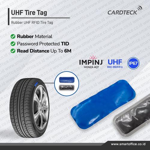 Jual UHF Tire Patch Tag Inventory Asset Tire Management IMPINJ Monza ...