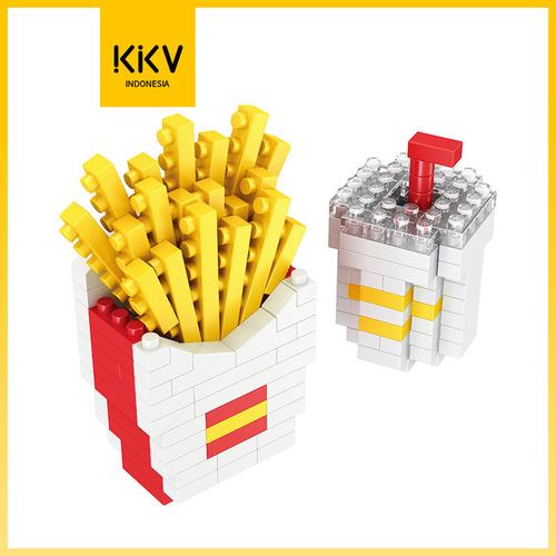 Jual OHSOME - JiKe Food Shaped Building Blocks / Blok Mainan Brick ...