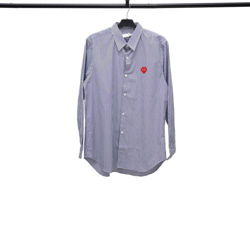 Jual CDG PLAY STRIPED RED HEART INVADER SHIRT - M - Kota Palembang ...