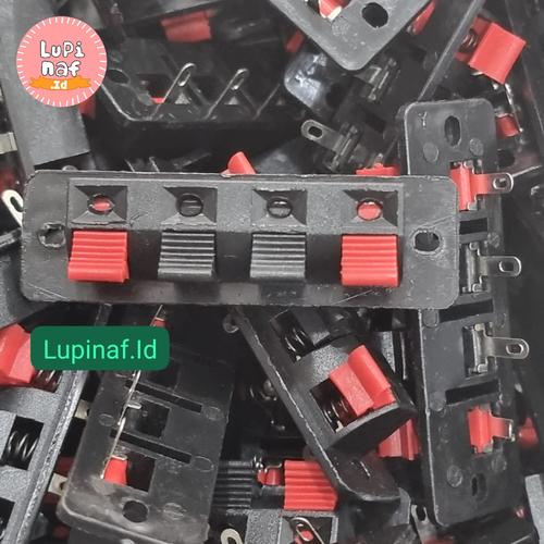 Jual TERMINAL SPEAKER JEPIT 4 PIN KECIL 4P 4PIN BESAR SPEKER - 4 pin ...