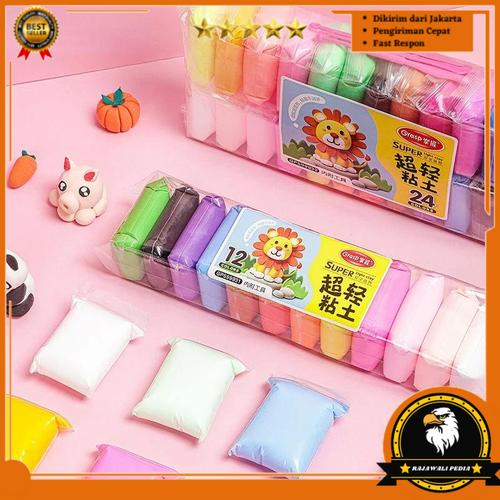 Promo RJ Clay Polymer Mainan Anak Edukasi Slime Clay Dough Colour Play ...