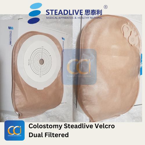Promo Colostomy bag / Kantong Kolostomi Dewasa Steadlive Dual Filtered ...