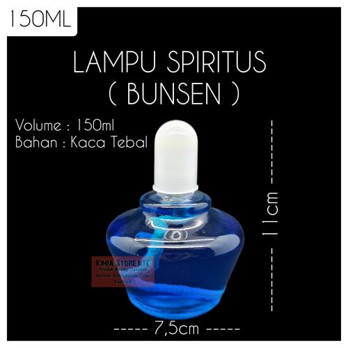 Jual BUNSEN SPIRITUS 150ML / LAMPU SPIRTUS 150ML / LAMPU SPIRITUS 150ML ...