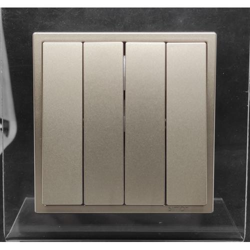 Jual SIMON I7 CHAMPAGNE SAKLAR QUARTET 4 GANG 1 WAY SWITCH - Jakarta ...