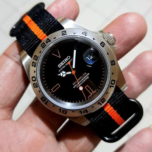 Jual seiko MOD explorer nh35 MOVEMENT seikolex modding seiko - Kota ...