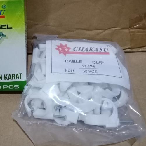 Jual paku kabel klem kabel paku beton asli - klem beton, 12mm - Kota ...