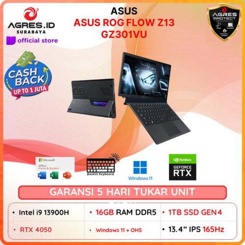 Promo Asus ROG Flow Z13 GZ301VU RTX 4050 6GB / i9 13900H 16gb 1TBssd ...