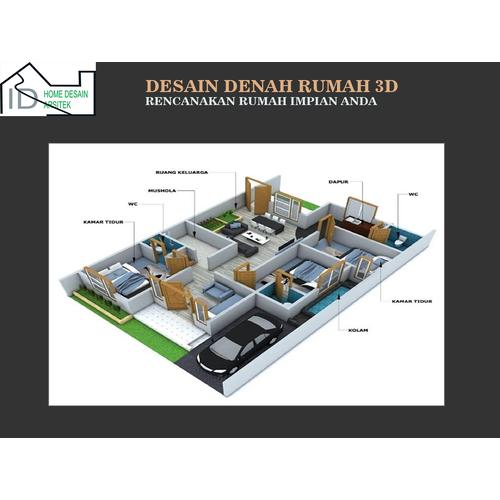 Jual Desain Denah Rumah 3d dan 2d - Kota Bandung - ID home Desain And ...