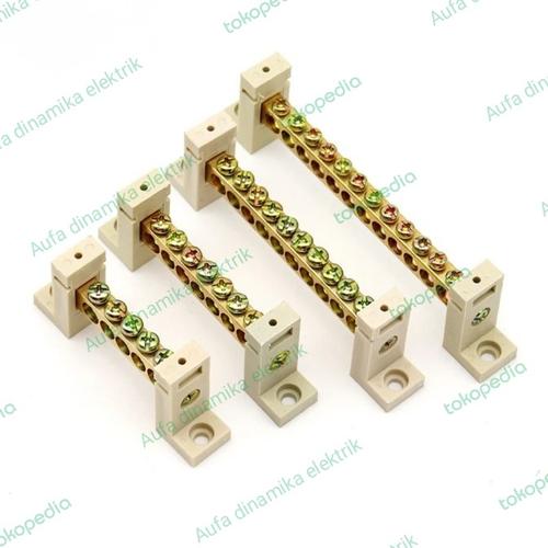 Jual Terminal Kabel Blok Netral Block Ground 5,7,10,12 Pole - 5 HOLE ...