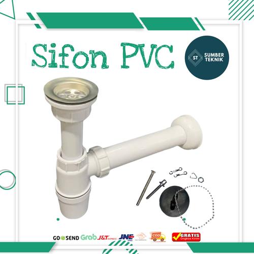 Jual FIT Sifon Botol Wastafel Plastik PVC Afur Pembuangan Air Bottle ...